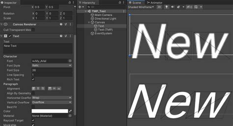Textmeshpro 和ugui Text的简单对比 Yanghui01 博客园