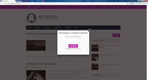 creating blogger popup widget box