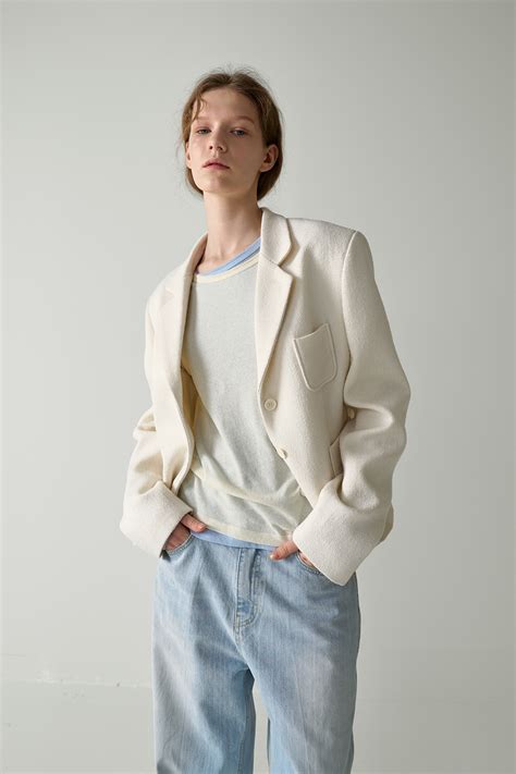 텍스처 빈티지 재킷ivory 감도 깊은 취향 셀렉트샵 29cm