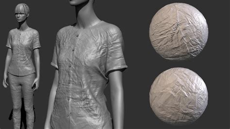 SCANNED FABRIC Micro Detail Alpha FlippedNormals