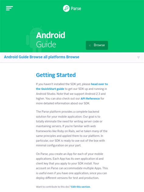 pdf android developers guide parse dokumen tips