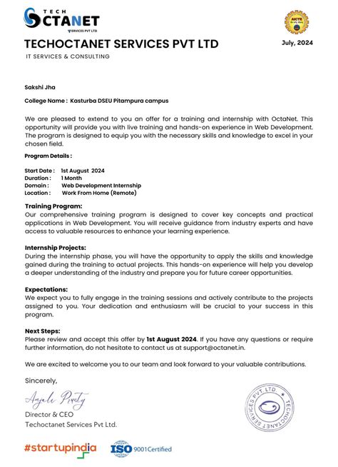 Sakshi Jha On Linkedin Webdevelopment Internship Html Css