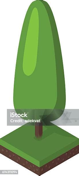 Ilustración De Ilustración De Vectores De Árbol Isométrico Y Más Vectores Libres De Derechos De
