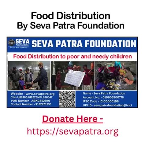 seva patra foundation on linkedin we are thankful to mithlesh kumar sir for food distribution