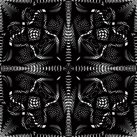 Premium Vector Ornate Vector Monochrome Abstract Background With Overlapping Black Lines