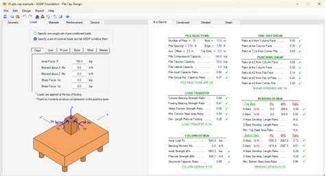 18 Pile Cap Design Example Using Asdip Foundation Software