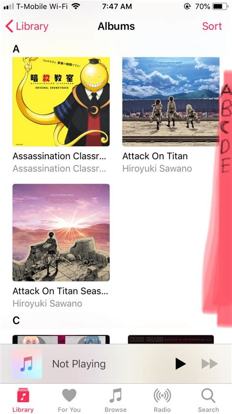 [request] tweak to show alphabet scroll bar in ios music app r jailbreak