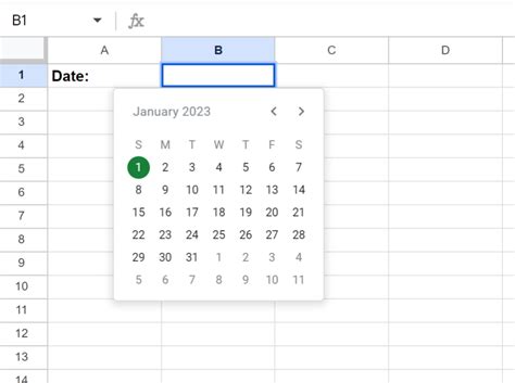 How To Insert A Date Picker In Google Sheets With Example