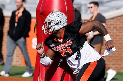 Browns Select Osu Dt Michael Hall Jr A Garfield Heights Native At No