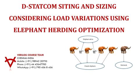 d statcom siting and sizing considering load variations using elephant herding optimization