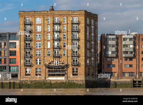 On The North Bank Of The Thames The Samuel Pepys Pub In London Is Set In A Historic Warehouse