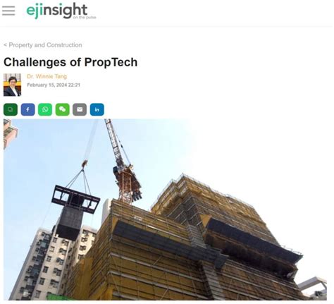 With The Global Trend Of Urbanization Proptech Has Emerged As A Popular Solution In Recent