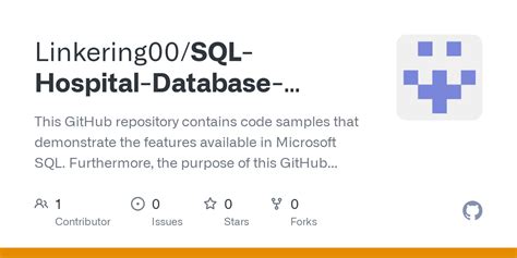 Sql Hospital Database Sampledatabase And Tablessql At Main