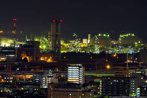 堺泉北臨海工業地帯の夜景 Vol 5 堺市役所 大阪 at Night ブログ