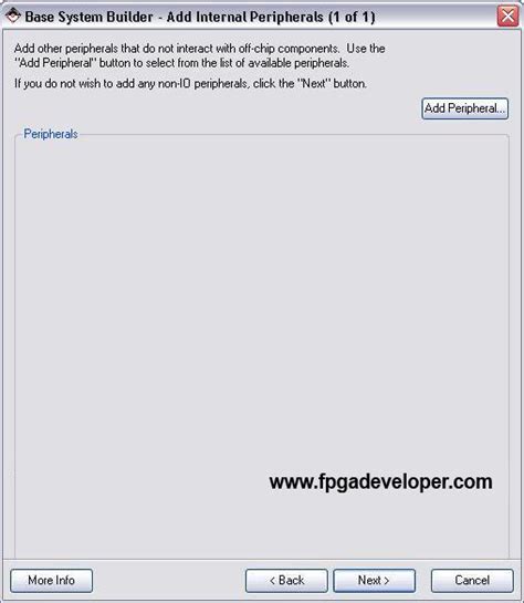 Integrating A Vhdl Design Into A Peripheral Fpga Developer