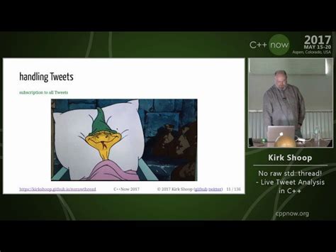 Cnow Talk No Raw Stdthread Live Tweet Analysis In C From