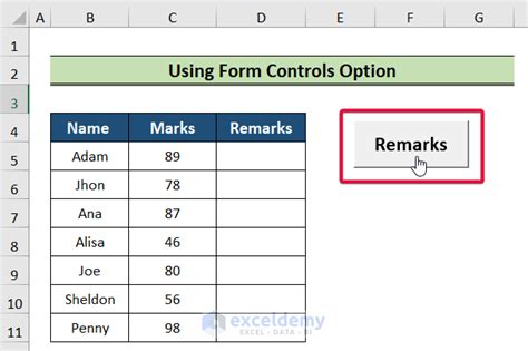 How To Add Button In Excel Handy Ways ExcelDemy