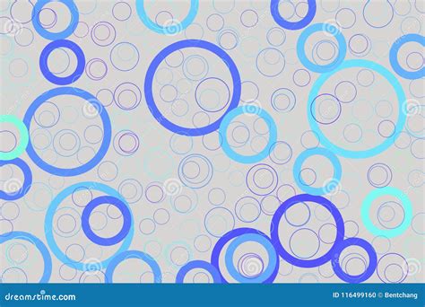Abstract Conceptual Circles Bubbles Sphere Or Ellipses Pattern Details Canvas Decoration
