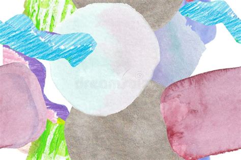 Graphic Contemporary Geometric Paper Collage Irregular Creative Paper