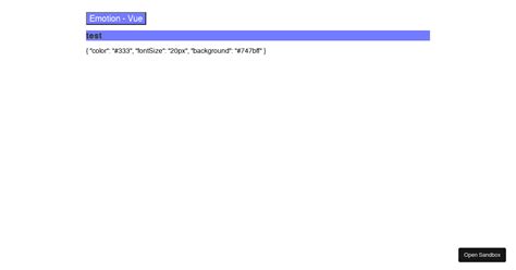 Vue3 Vite Css In Js Emotion Codesandbox