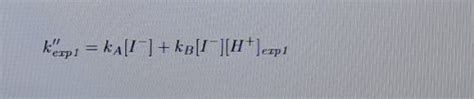 Solved Give Me An Example How To Calculate KA Using This Chegg Com