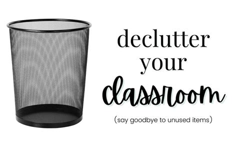 Keeping A Clutter Free Classroom Organization Ideas For Middle Babe