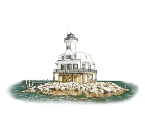 Bug Lighthouse Art Print Color Our Town