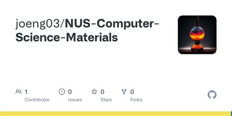 Github Joeng03nus Computer Science Materials