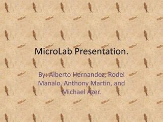 Microscope Lab Presentation PPTX