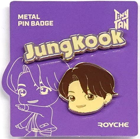 Jong Kuk Bts Bts Dynamite Metal Pin Badge Tinytan Goods