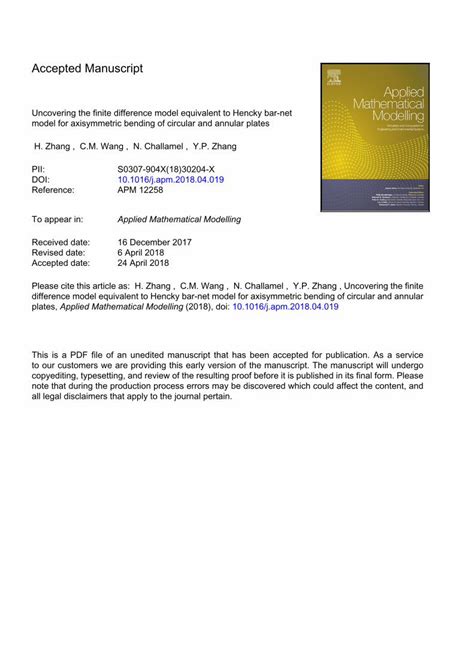 PDF Uncovering The Finite Difference Model Equivalent To DOKUMEN TIPS