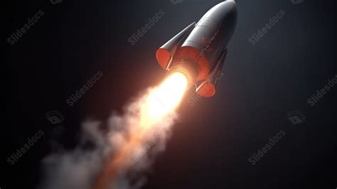 Using A 3d Rocket To Boost Your Marketing Strategy Powerpoint