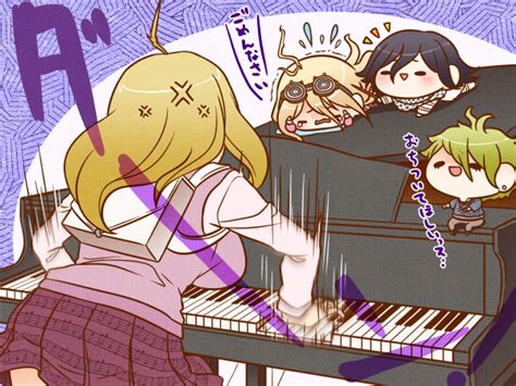 Ouma Kokichi Akamatsu Kaede Iruma Miu And Amami Rantarou