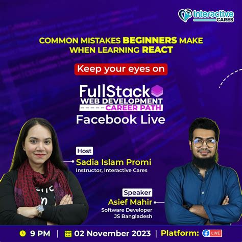 Interactive Cares On Linkedin Live Facebooklive Reactjs Fullstackwebdevelopment