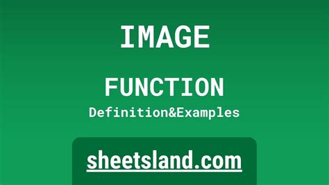 Image Function Definition Formula Examples And Usage
