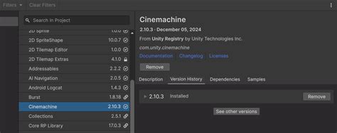 Cinemachineimpulsesource Does Not Work For Timescale0 Unity Engine