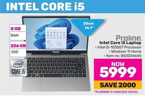 Proline Intel Core I5 Laptop Offer At Game