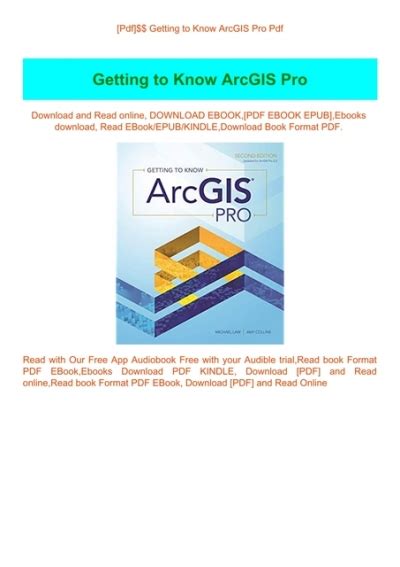 Pdf Getting To Know ArcGIS Pro Pdf