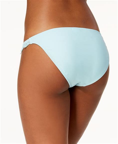 California Waves Crochet Trim Bikini Bottoms Created For Macys Macys