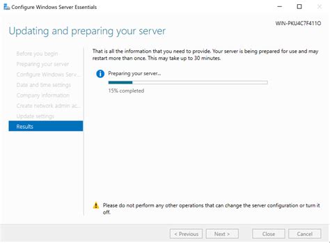 Installing Windows Server Essentials Experience On Windows Server 2019