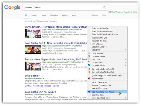 How To Exclude A Domain From Google Search Web Applications Stack