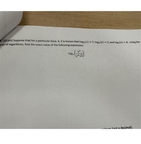 Solved Pts Suppose That For A Particular Base B It Chegg