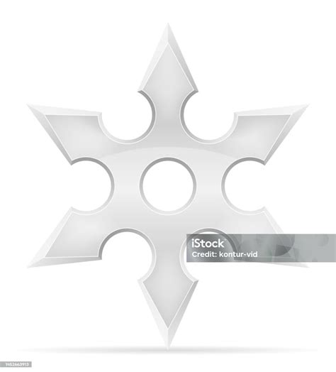 수리검 스타 닌자 무기 일본 전사 암살자 벡터 일러스트 레이 션 가라테에 대한 스톡 벡터 아트 및 기타 이미지 가라테 강철