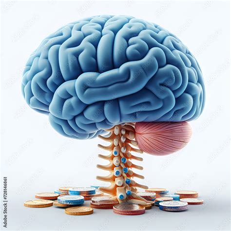 3d Anatomy Of The Central Nervous System Cns Human Brain Organ Spinal Cord Nerve Energy