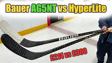 Bauer Agent Vs Vapor Hyperlite Hockey Stick Review Which One Should You Buy Youtube