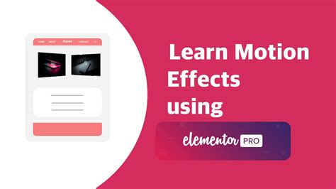 Elementor Pro Motion Effects Tutorial EducateWP YouTube