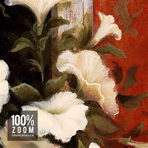 فایل آماده دو تابلوی دکوراتیو نقاشی از گلهای زیبا و دوچرخه در کنار دیوار