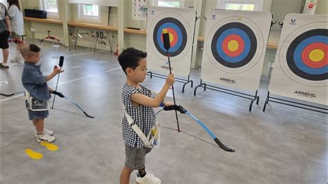 오산슈팅존양궁카페 오산양궁 양궁 양궁카페 양궁올림픽 유치원 7살아들 유치원생 아들 어린이 육아 친구와 양궁게임 Youtube