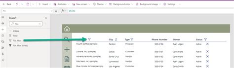power apps add column filtering to galleries lowcodego