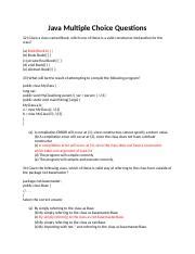 Java Multiple Choice Questions 6 Docx Java Multiple Choice Questions